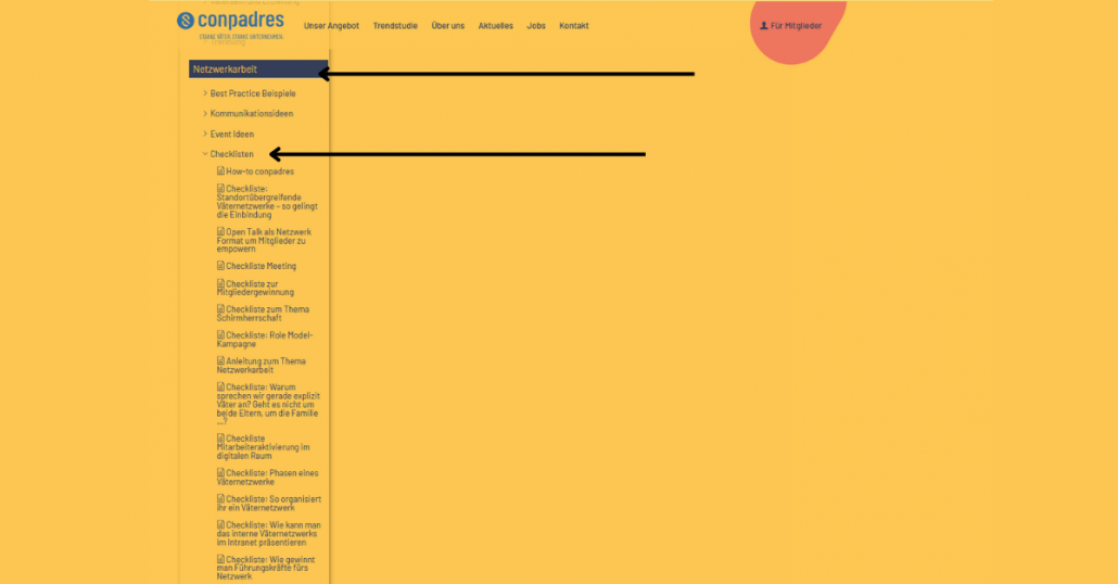 Alte Checklisten aus den Webex-Konferenzen - Conpadres